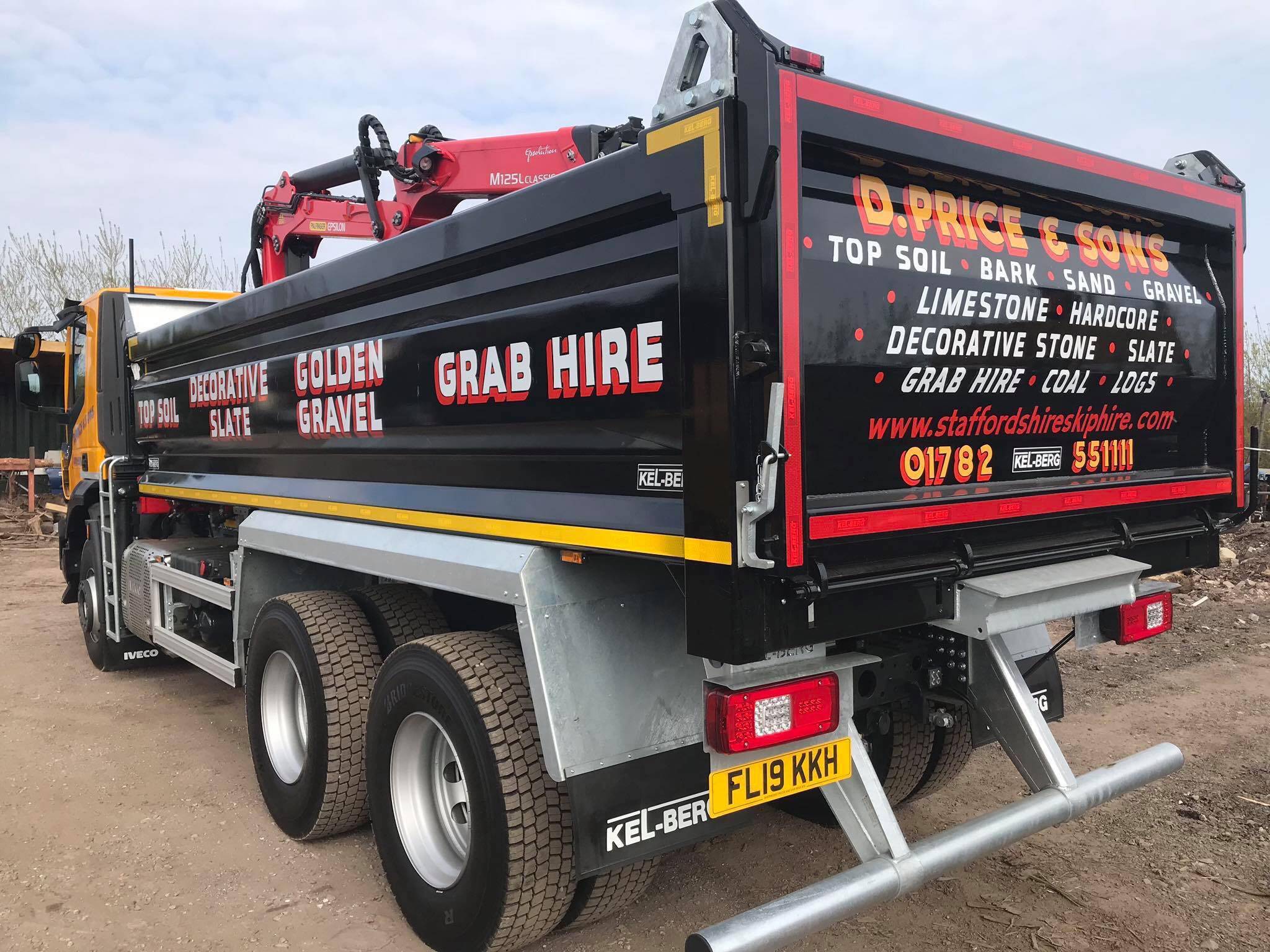Grab Hire in Stoke-on-Trent & Staffordshire | DP Skip Hire
